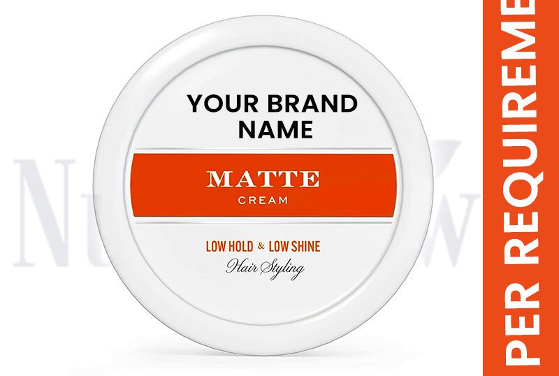 Matte Cream Hair Styling Nutriglow Private Label